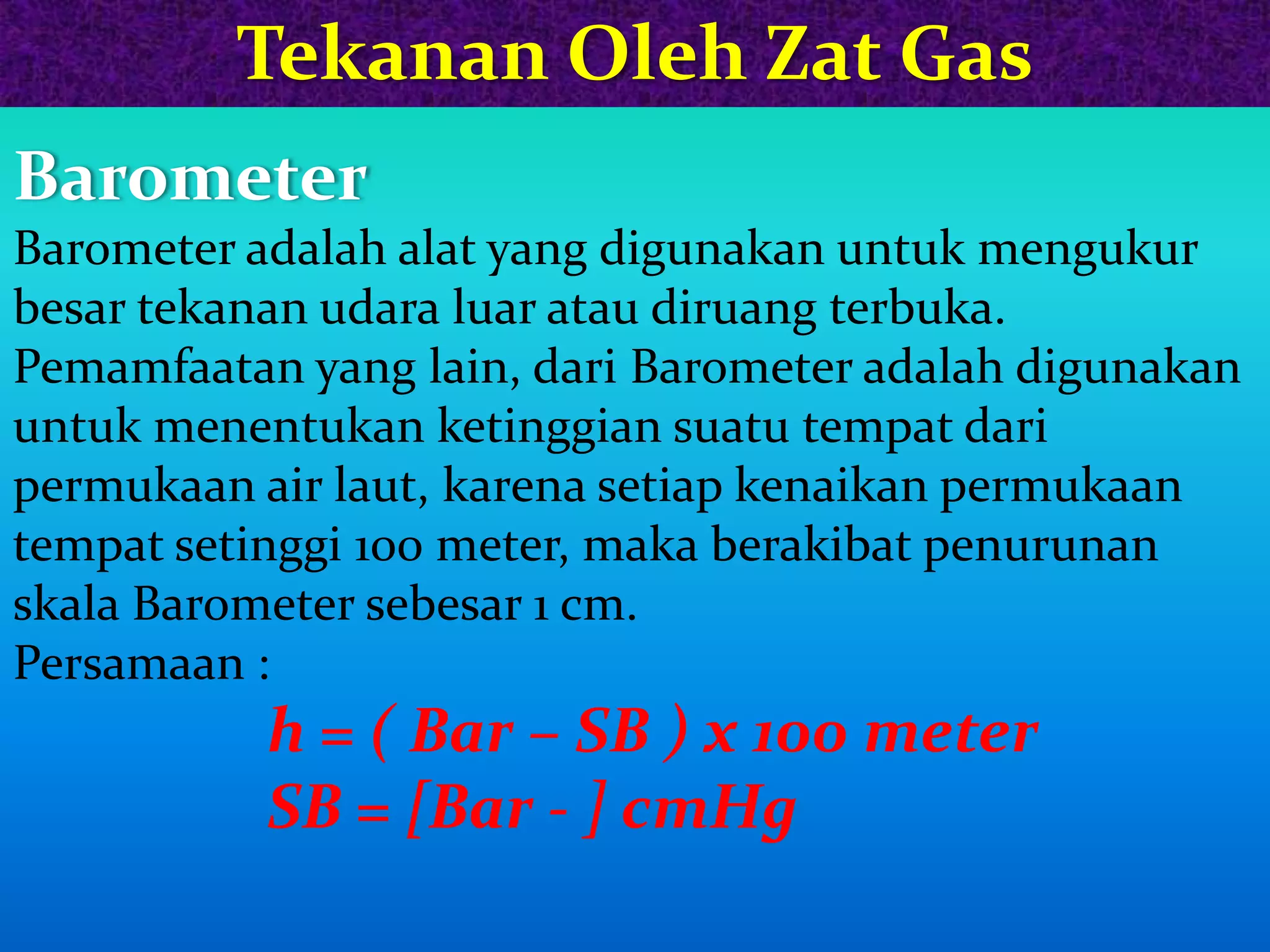 Tekanan Zat Padat,Cair dan Gas | PPTX