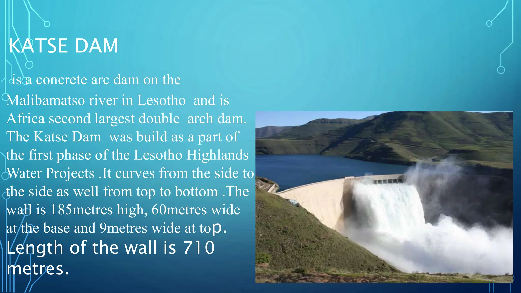 BIGGEST PROJECTS IN LESOTHO ARE DAM MINE | PPTX
