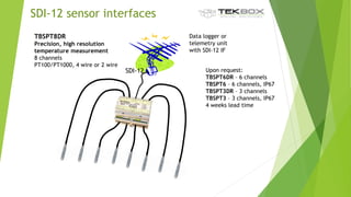 Tekbox sdi 12 products overview | PPTX