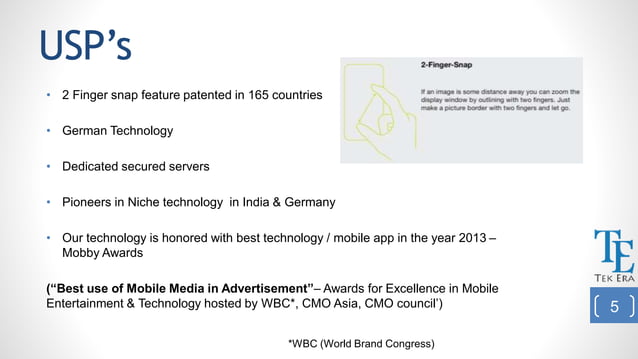 Tek Era - Image Recognition & Augmented Reality | PPT
