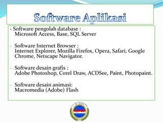 PENGERTIAN SOFTWARE DAN JENISNYA.. | PPTX | Operating Systems ...