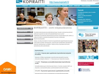 Tekijanoikeudet ja netiketti | PDF