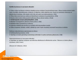 Tekijanoikeudet ja netiketti | PDF