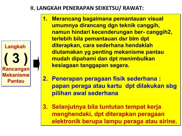 Teknik Implementasi 5 s 5r seiketsu | PPT