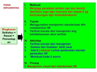 Teknik Implementasi 5 s 5r seiketsu | PPT