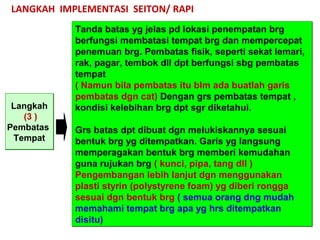 Teknik Implementasi 5 s 5r seiton | PPT