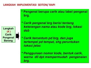 Teknik Implementasi 5 s 5r seiton | PPT