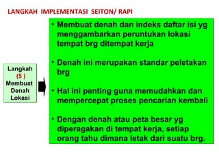 Teknik Implementasi 5 s 5r seiton | PPT