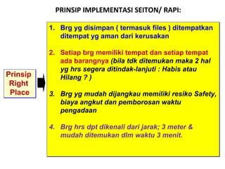 Teknik Implementasi 5 s 5r seiton | PPT