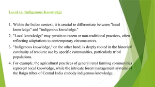 TEK(Indian perspective and western view).pptx