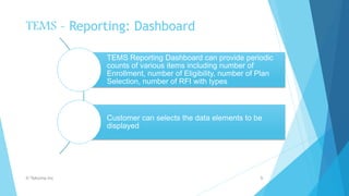 TEMS Reporting | PPT