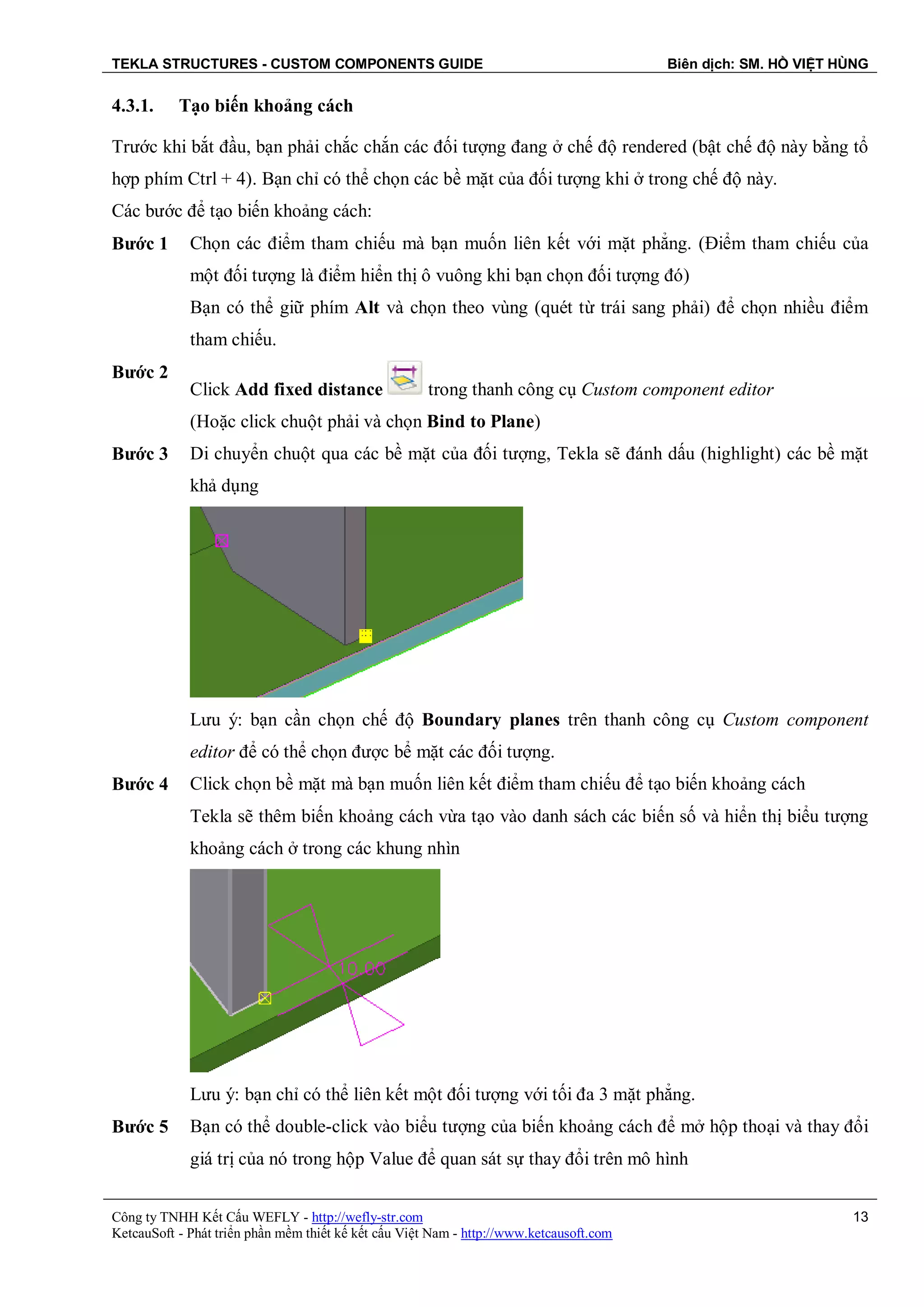 Tekla - Custom Components | PDF