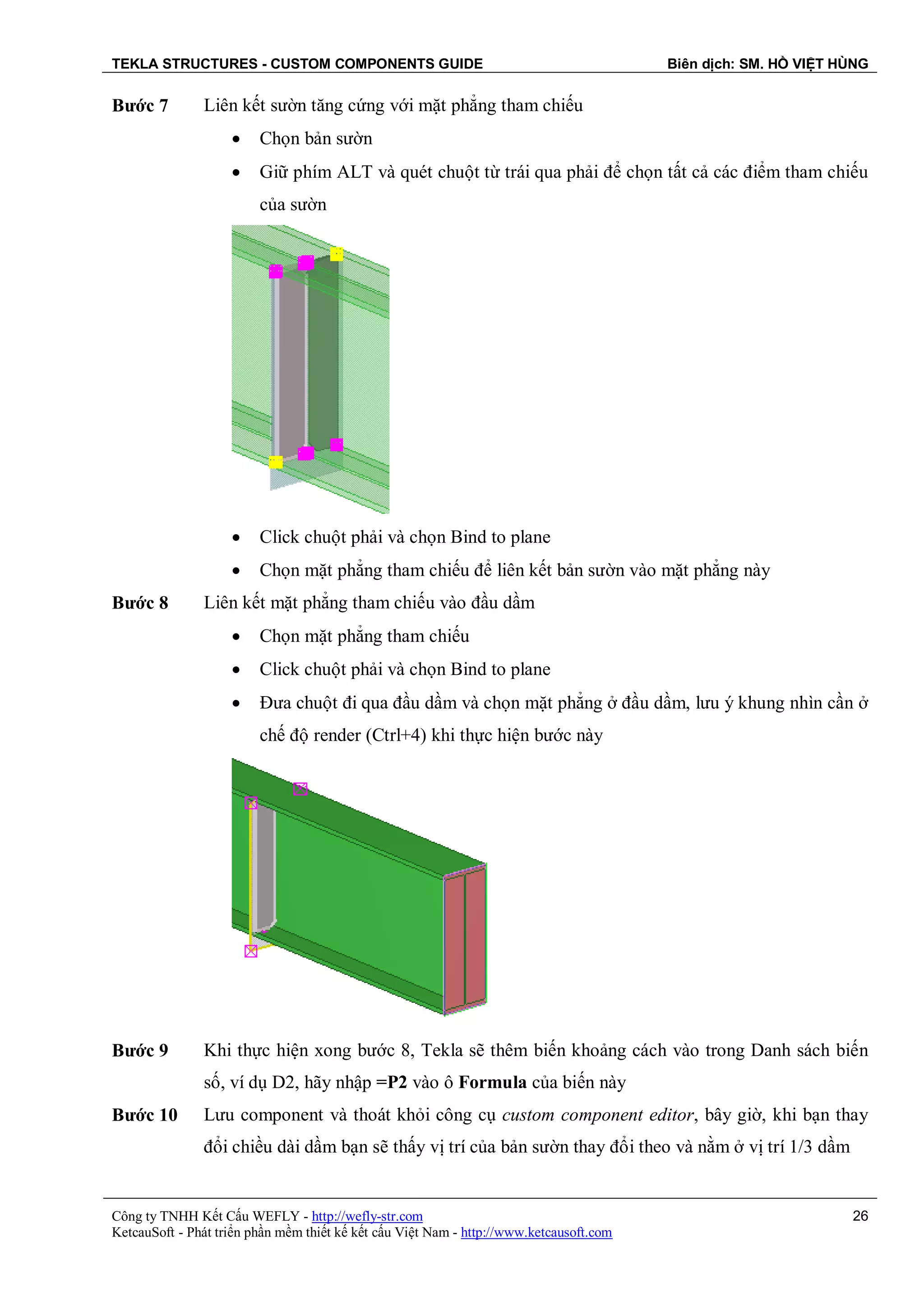 Tekla - Custom Components | PDF