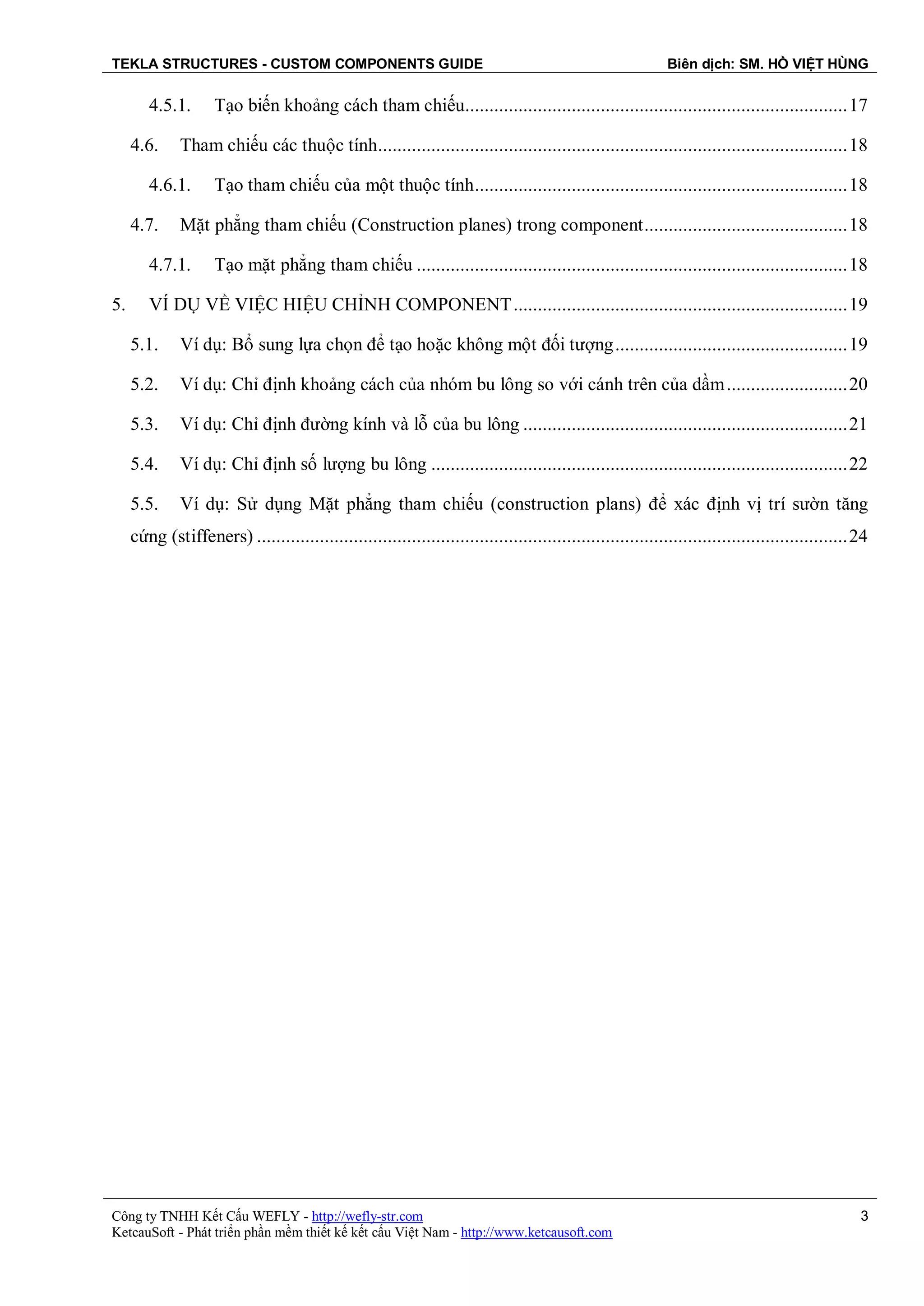 Tekla - Custom Components | PDF