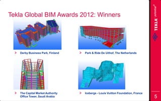 Tekla Global BIM Awards 2012 | PPTX