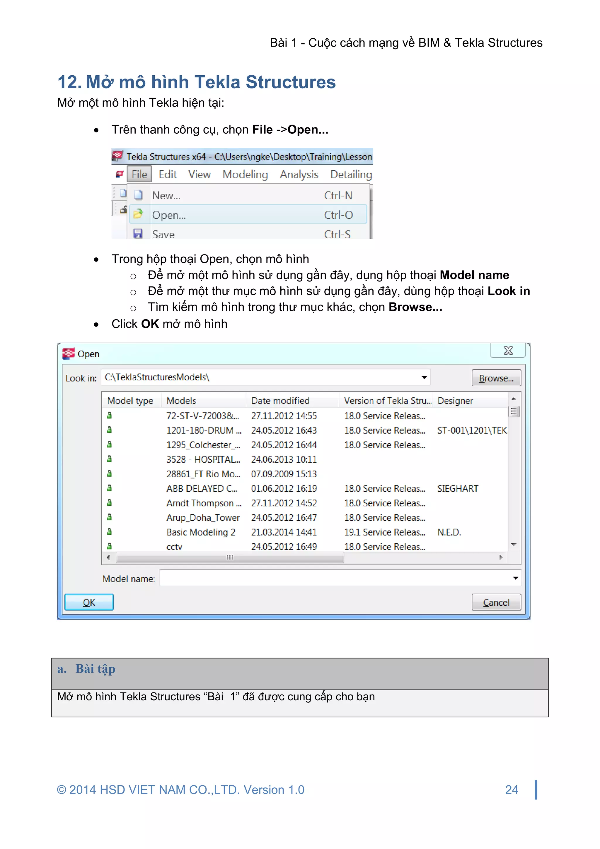Tài liệu tự học Tekla Structure | PDF