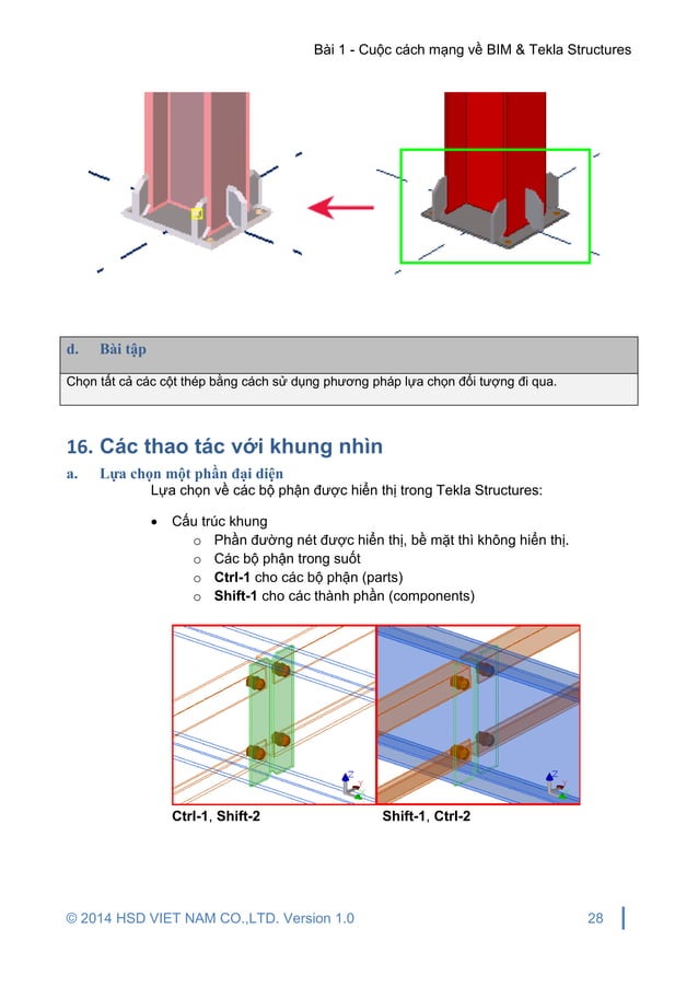 Tài liệu tự học Tekla Structure | PDF