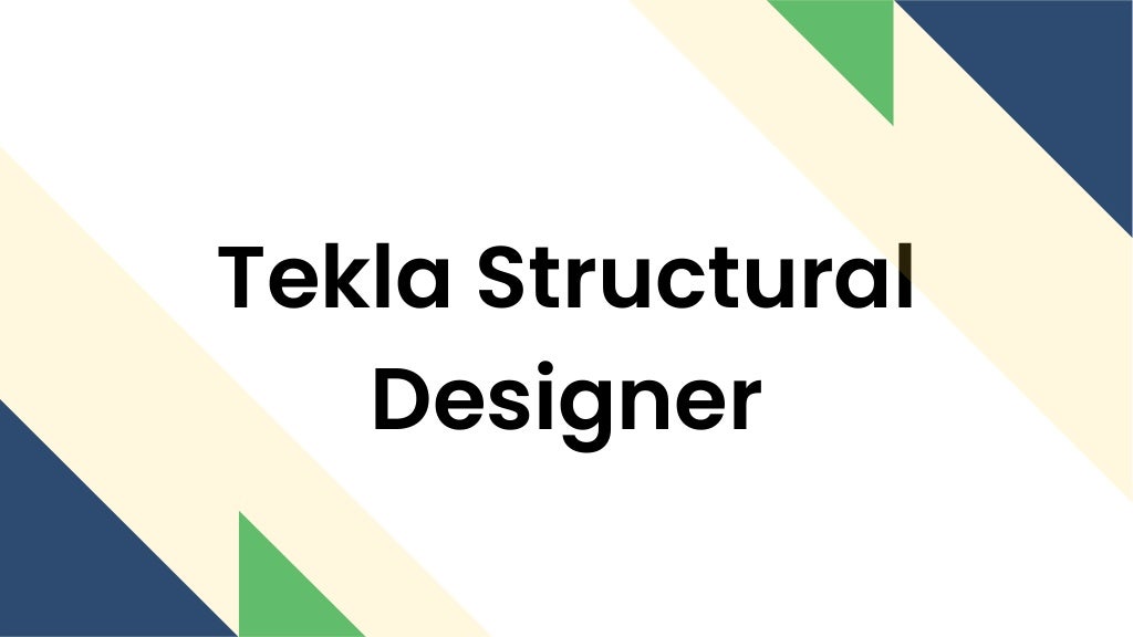 Tekla Structural Designer | PDF