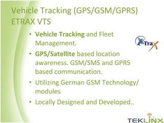 Teklinx Etrax Presentation | PPT