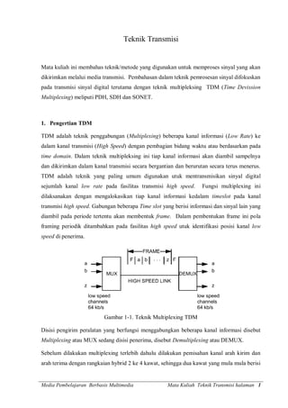 Teknik multiplex | PDF