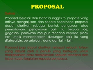 teknik-pembuatan-proposal.pppppppppppppppppppp | PPT