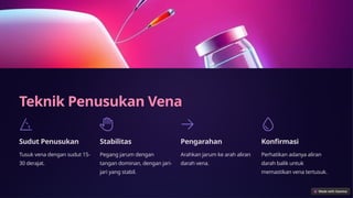 Teknik Pengambilan Darah darah vena pptx | PPTX