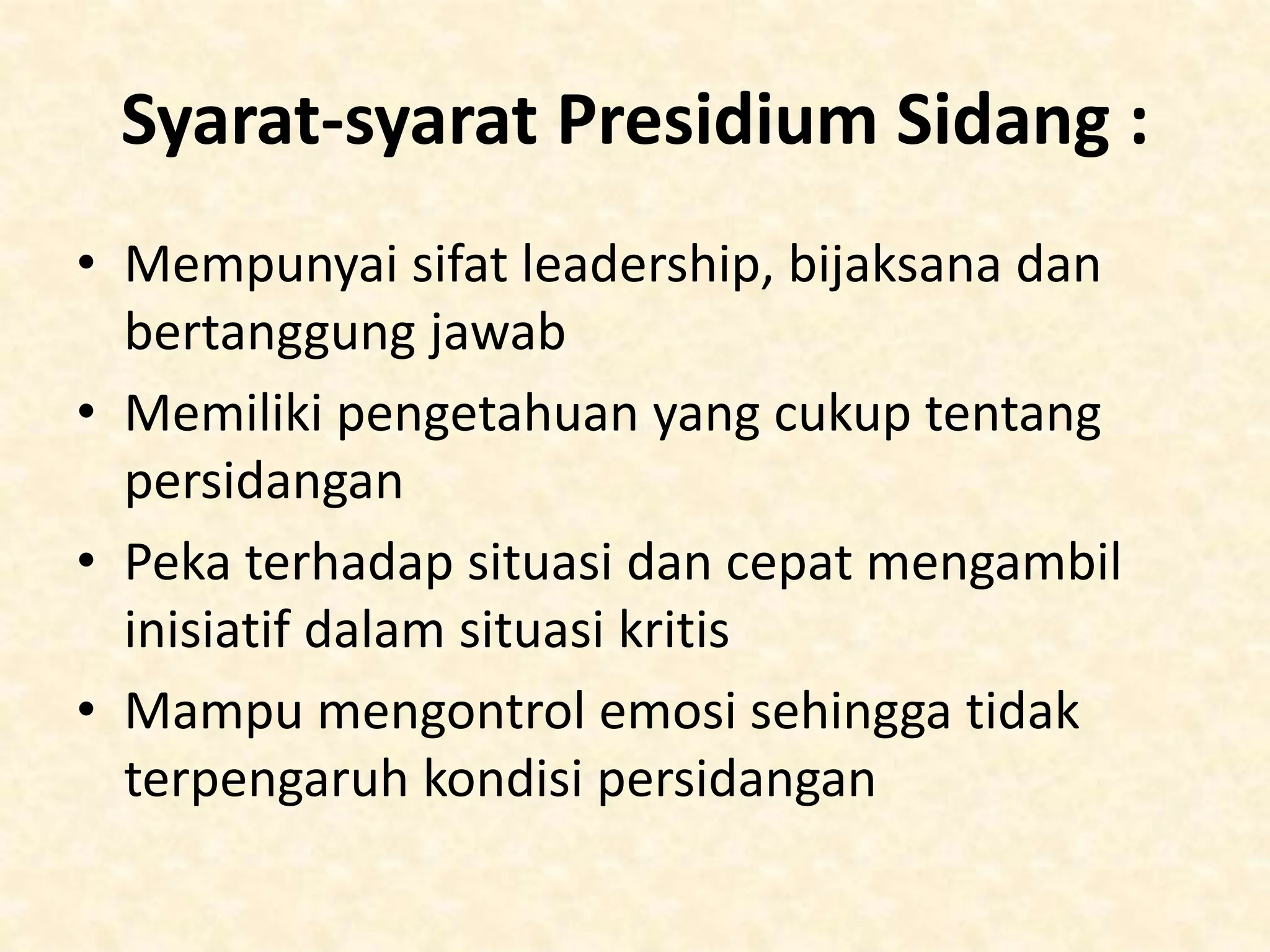 Tata Cara Persidangan di Organisasi : Petunjuk Teknis Pelaksanaan ...