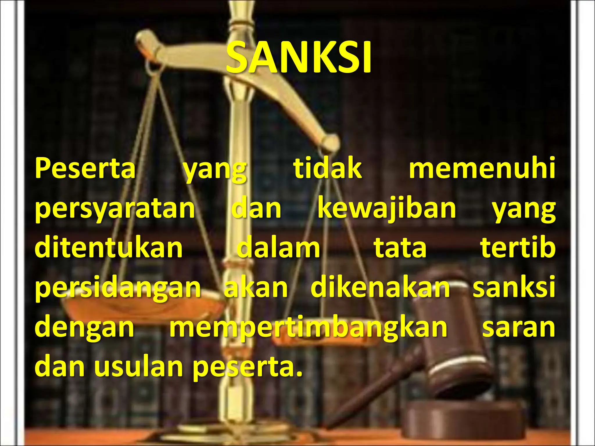 Tata Cara Persidangan di Organisasi : Petunjuk Teknis Pelaksanaan ...