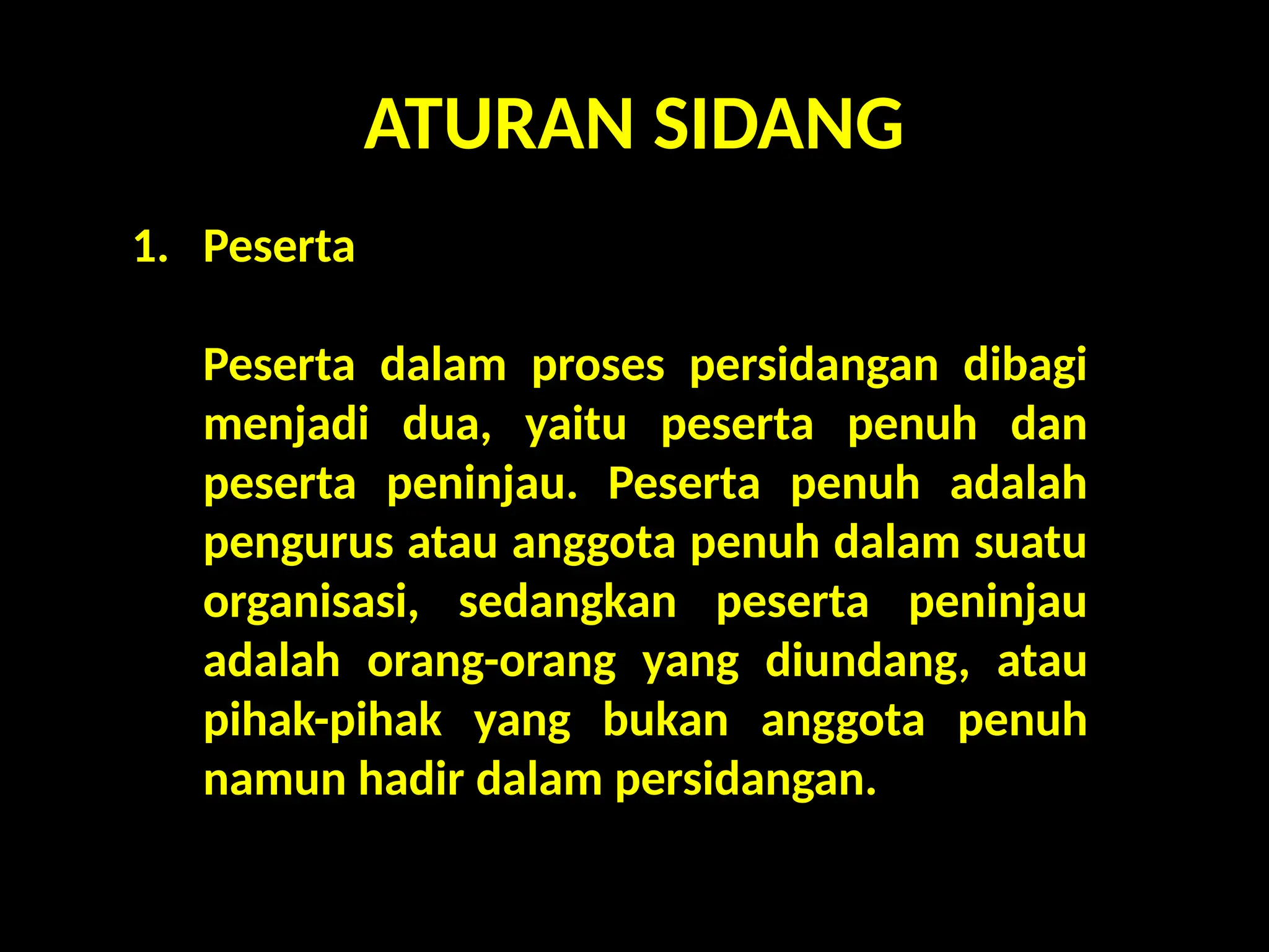 Teknik Persidangan pada sebuah organisasi.pptx