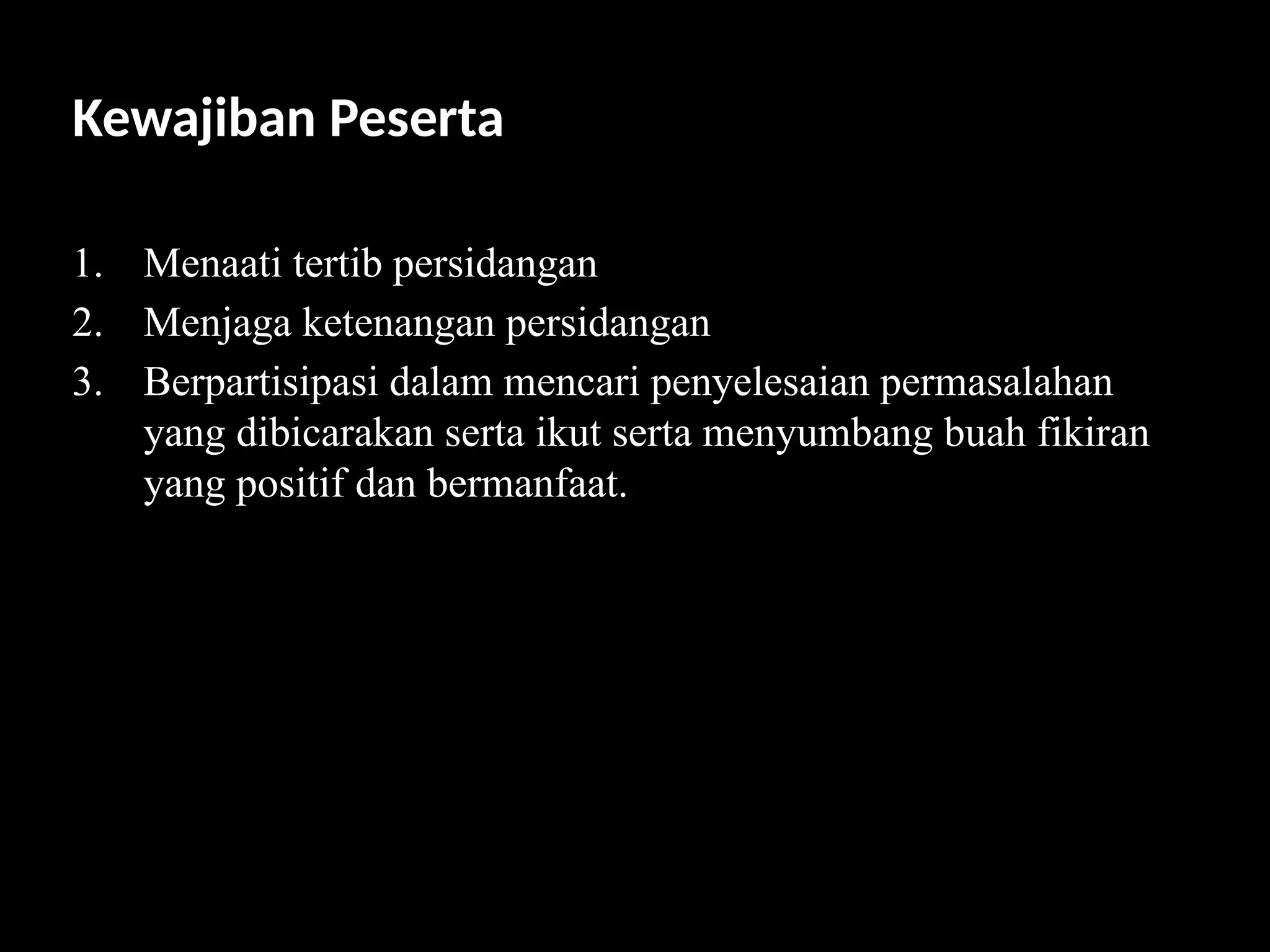 Teknik Persidangan pada sebuah organisasi.pptx