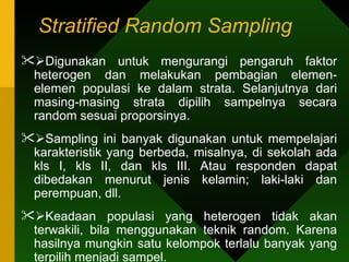 Teknk Sampling | PPT