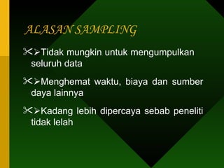 Teknk Sampling | PPT