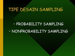 Teknk Sampling | PPT