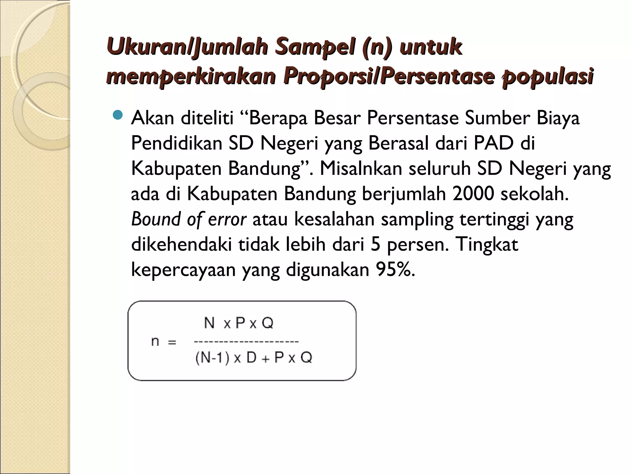 Teknik sampling | PPT
