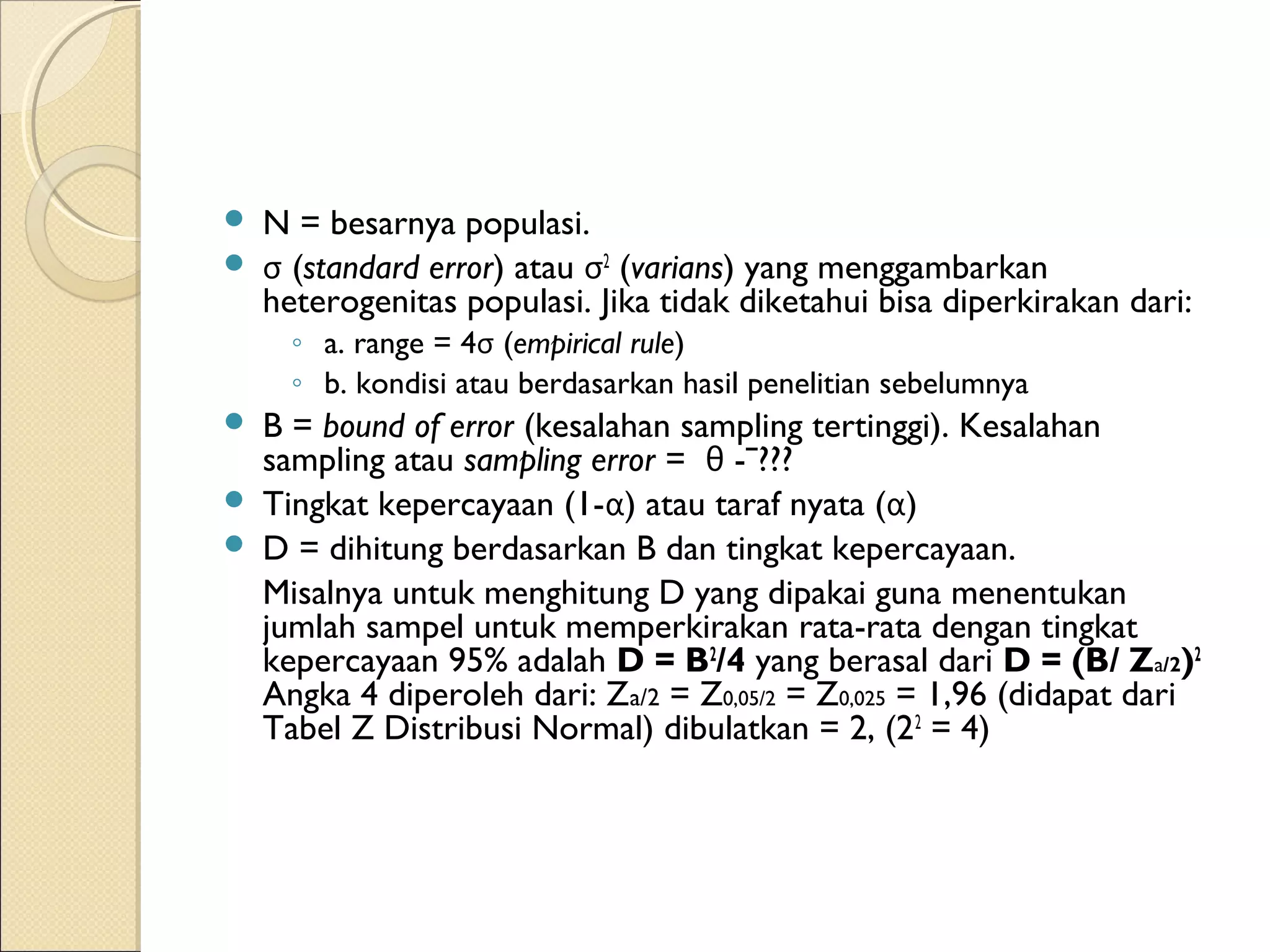 Teknik sampling | PPT