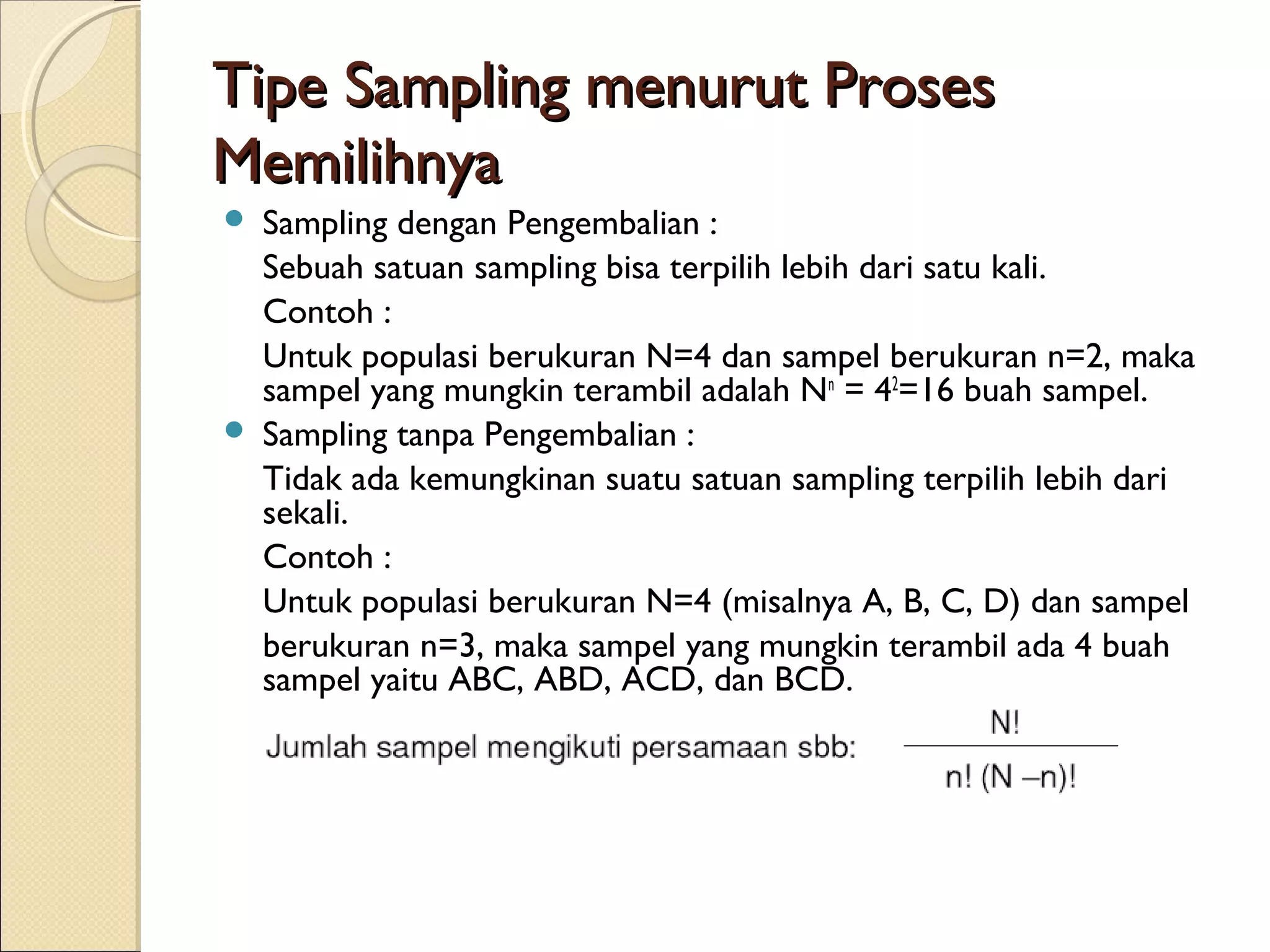 Teknik sampling | PPT