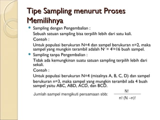 Teknik sampling | PPT