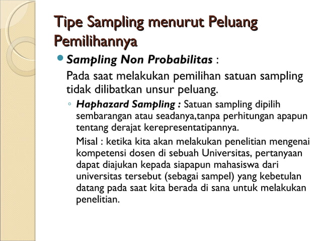 Teknik sampling | PPT