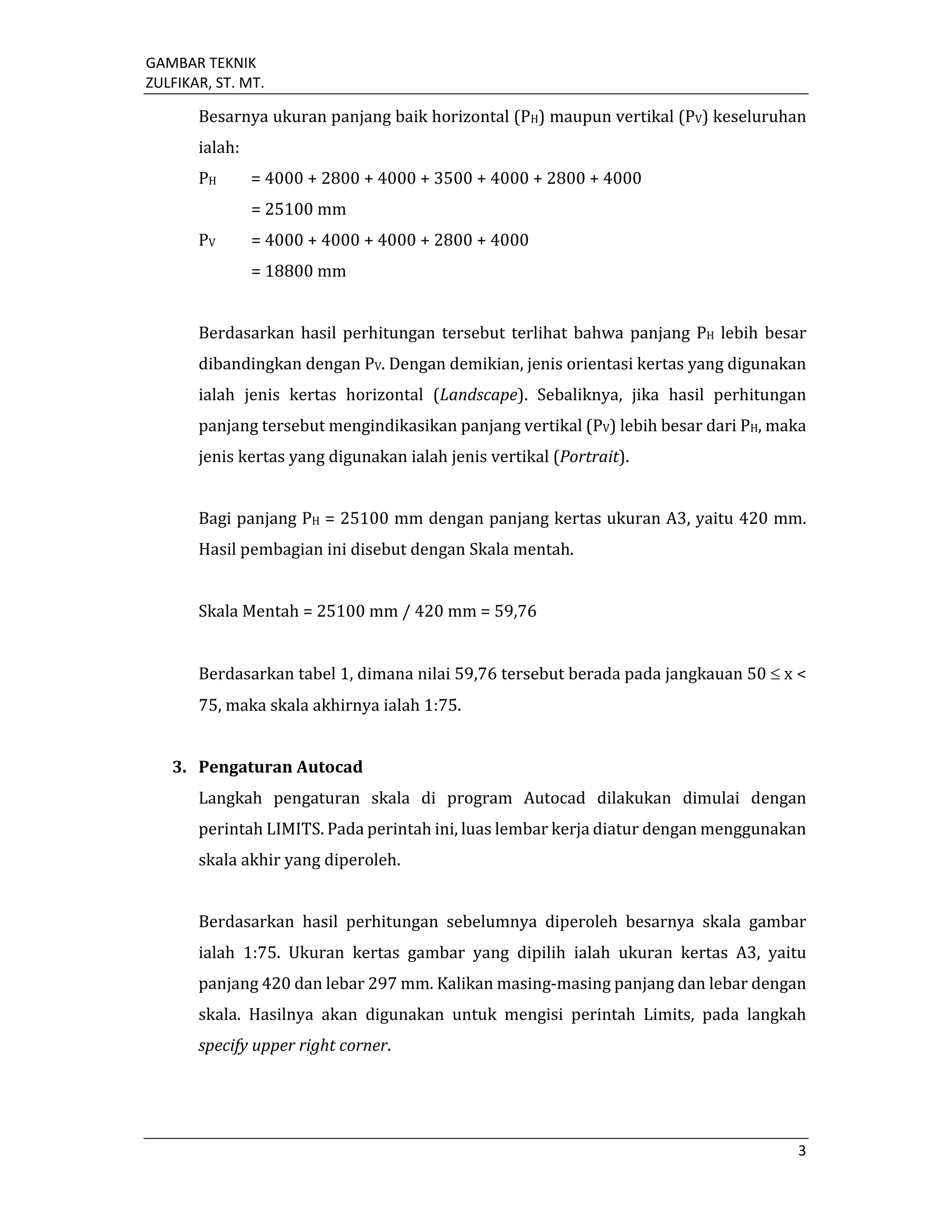 Teknik Skala di Autocad | PDF