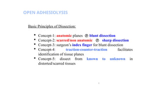 Teknik Adhesiolysis pada kasus intraabdominal adhesion.pptx
