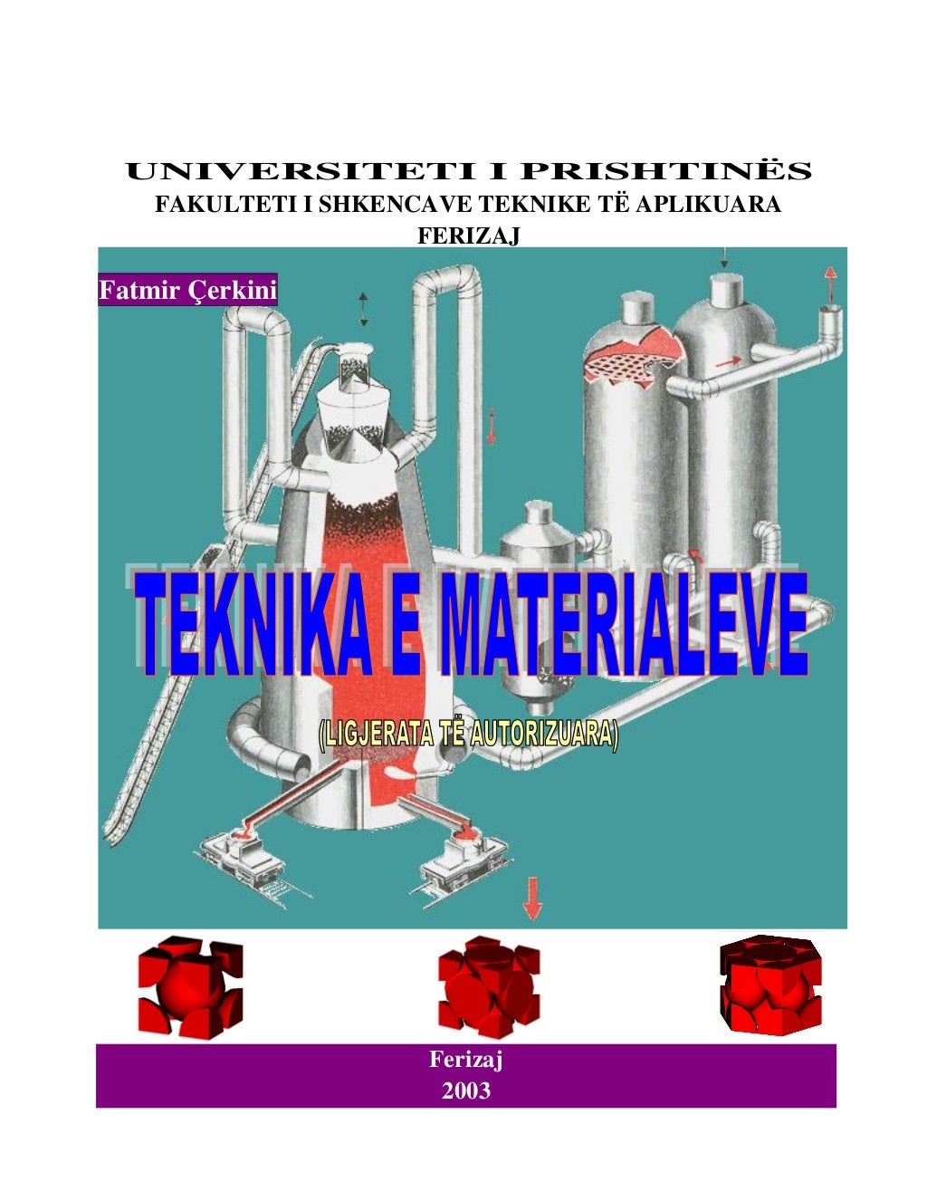 TEKNIKA E MATERIALEVE | PDF