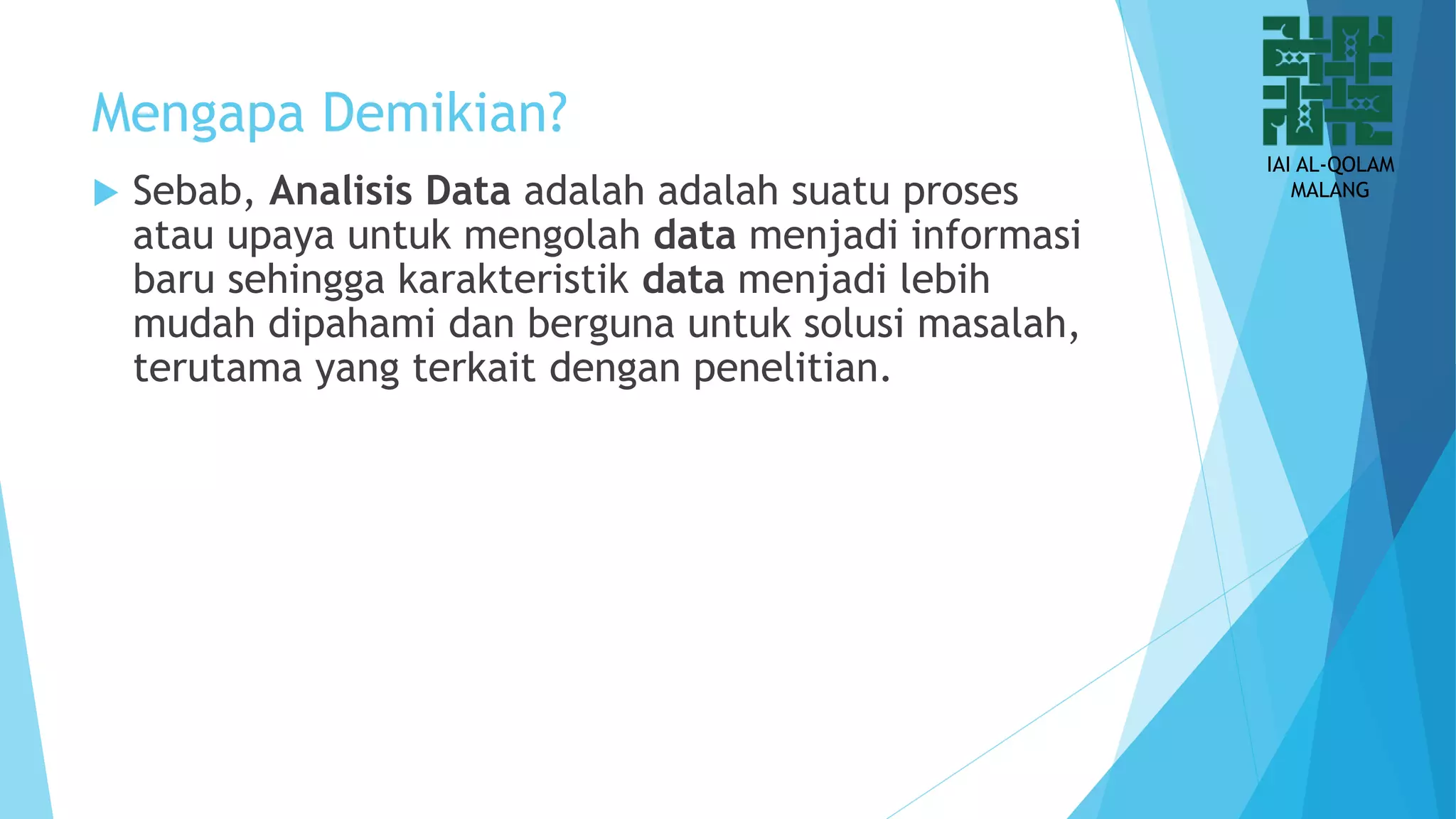 Teknik Analisis dan Validitas Data Dalam Penelitian Kualitatif | PPTX