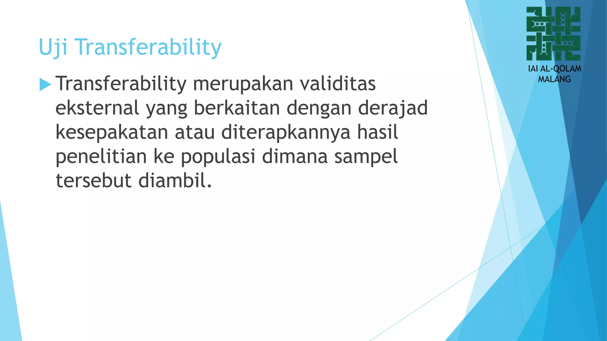 Teknik Analisis dan Validitas Data Dalam Penelitian Kualitatif | PPTX