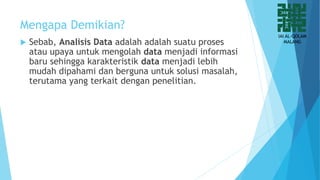 Teknik Analisis dan Validitas Data Dalam Penelitian Kualitatif | PPTX