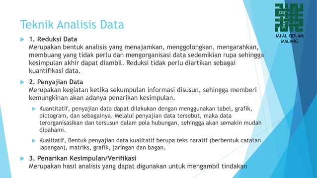 Teknik Analisis dan Validitas Data Dalam Penelitian Kualitatif | PPTX