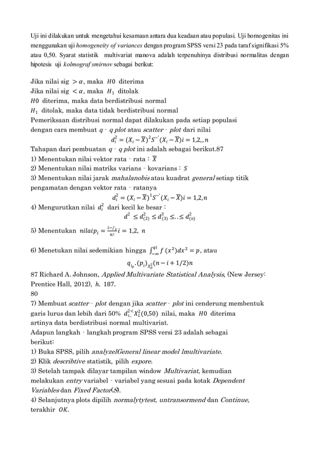 Teknik analisis dataa | PDF