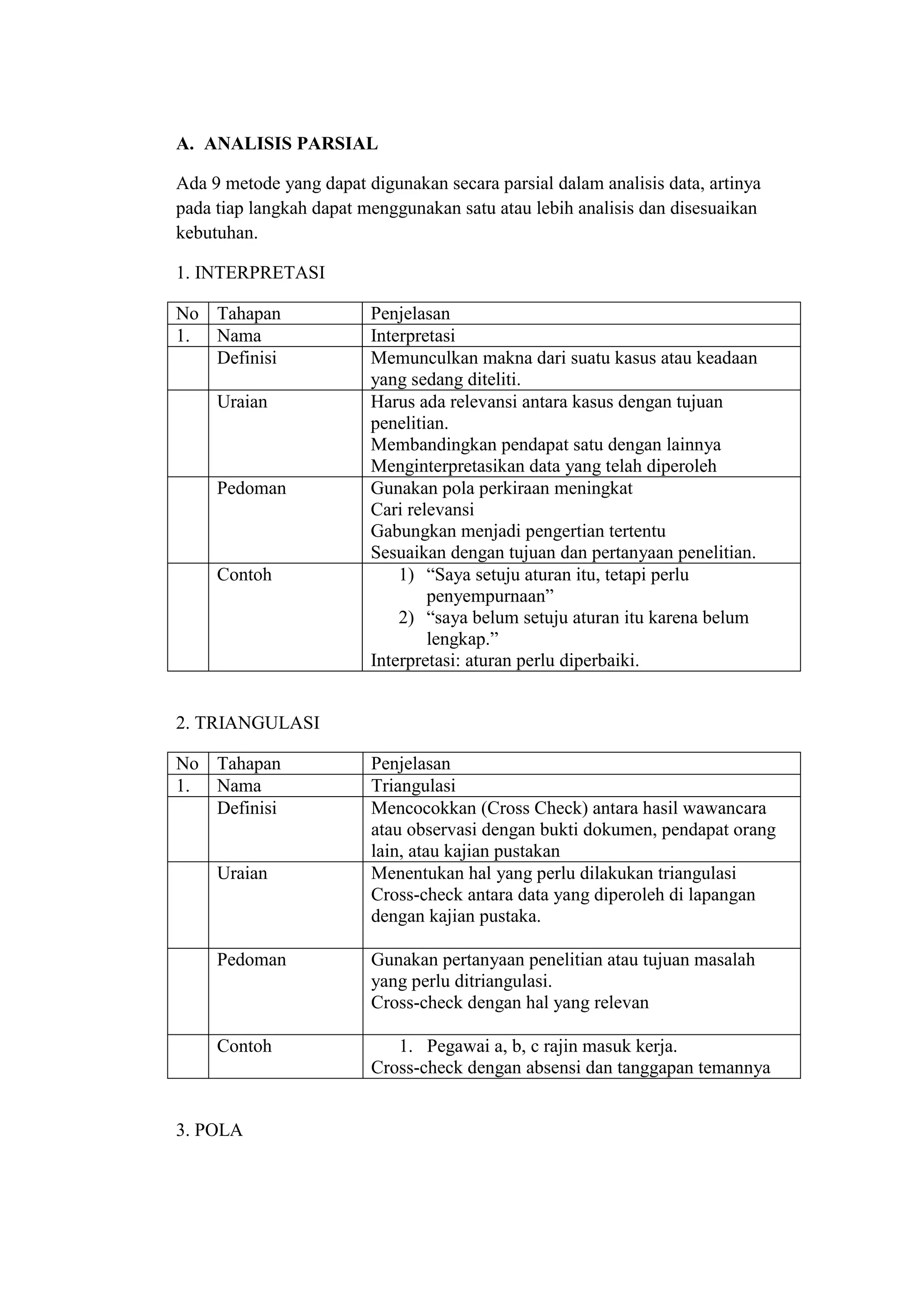 Teknik analisis data kuantitatif dan kualitatif | DOCX