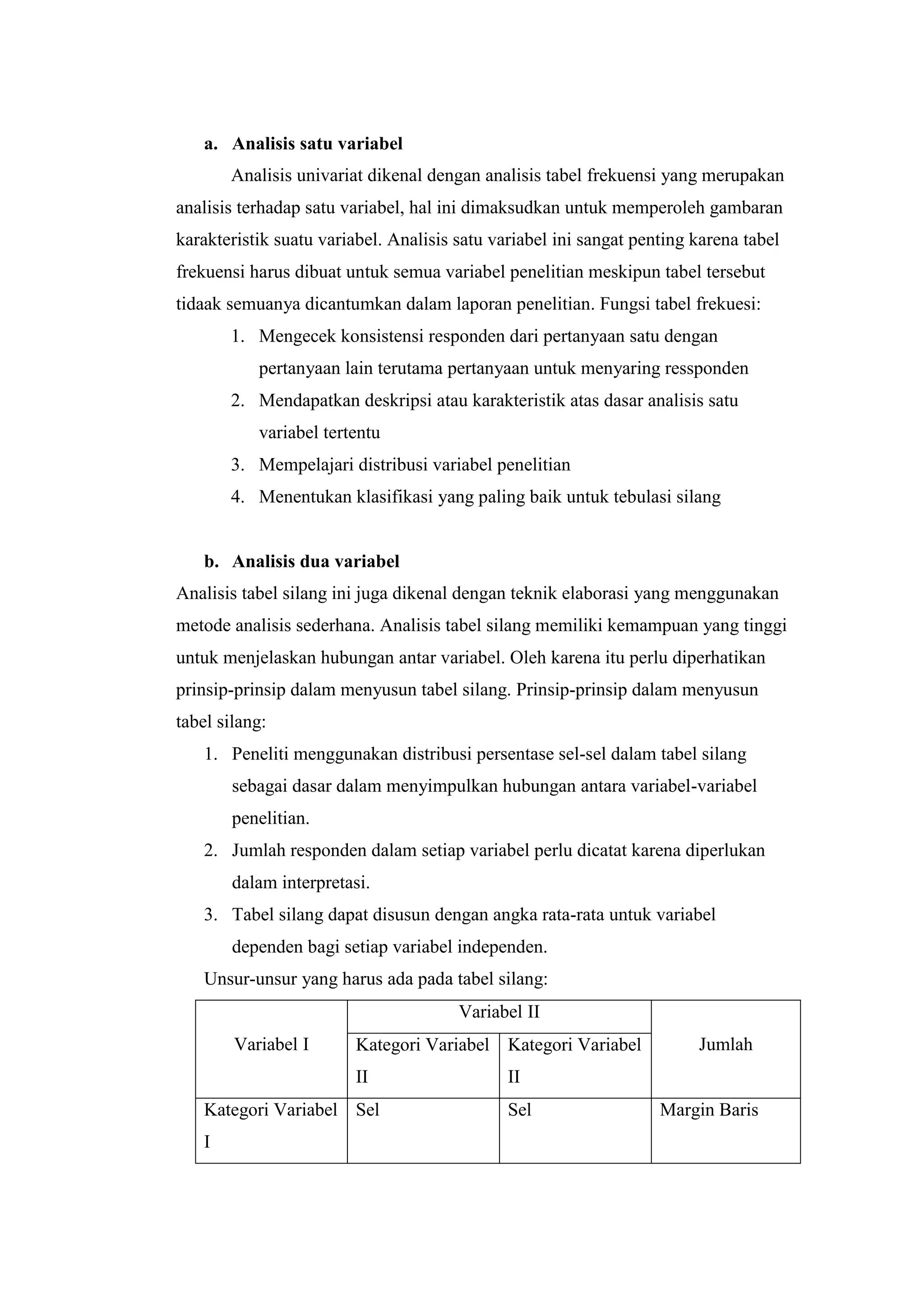 Teknik analisis data kuantitatif dan kualitatif | DOCX