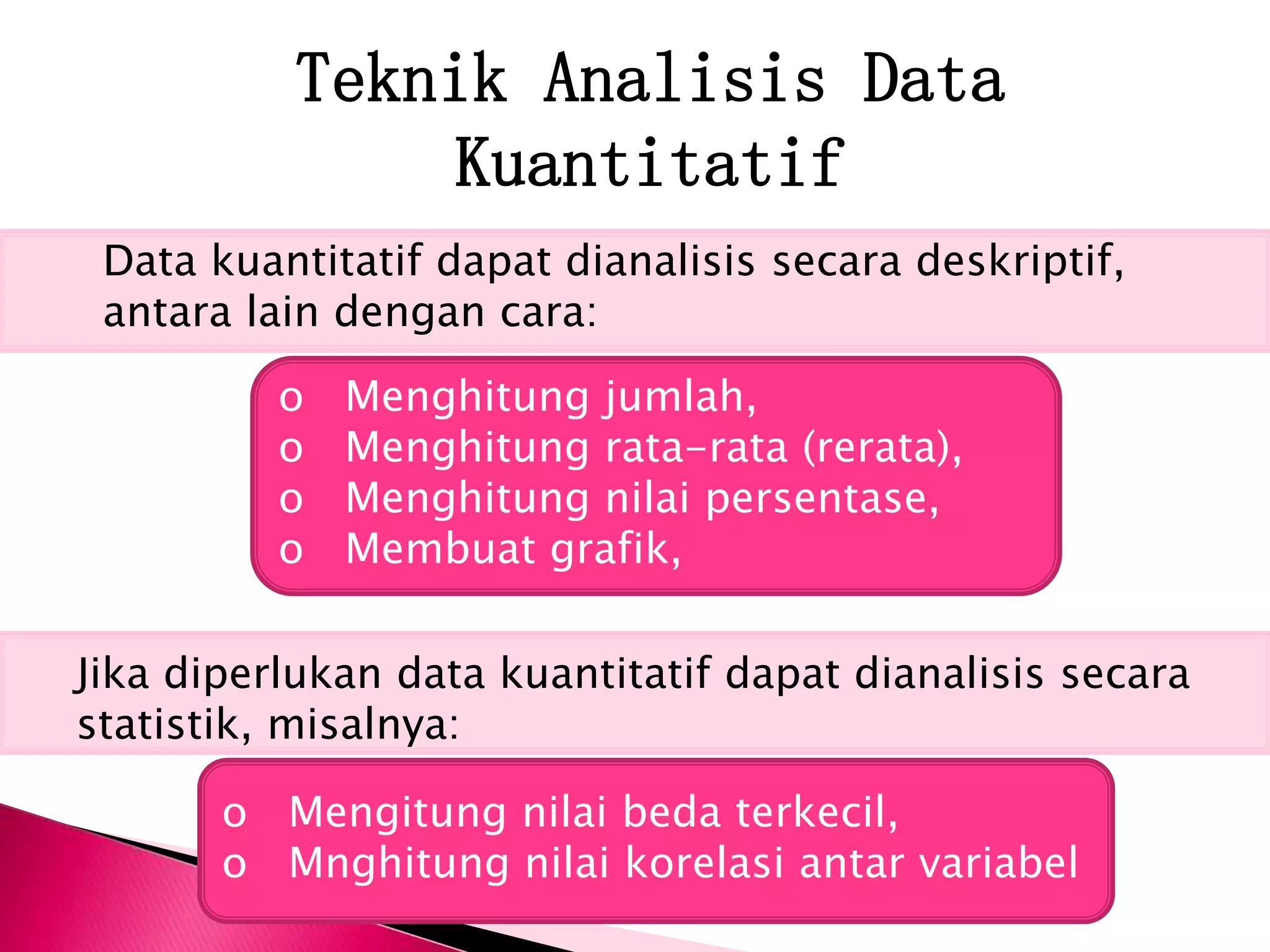 TEKNIK ANALISIS DATA "PENELITIAN TINDAKAN KELAS" | PPTX