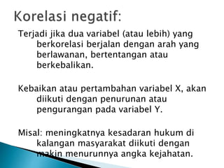 Teknik analisis korelasional | PPTX